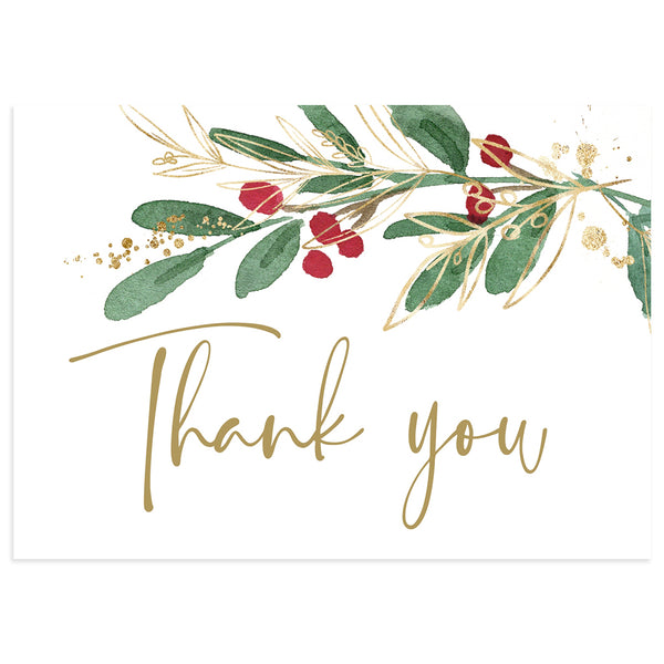 Winter Thank You Card | Forever Your Prints