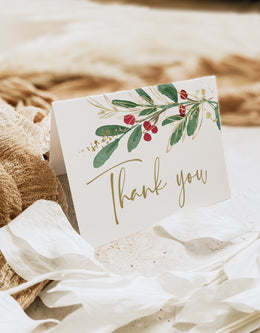 Winter Thank You Card | Forever Your Prints