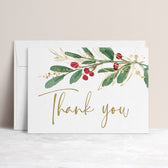 Winter Thank You Card | Forever Your Prints