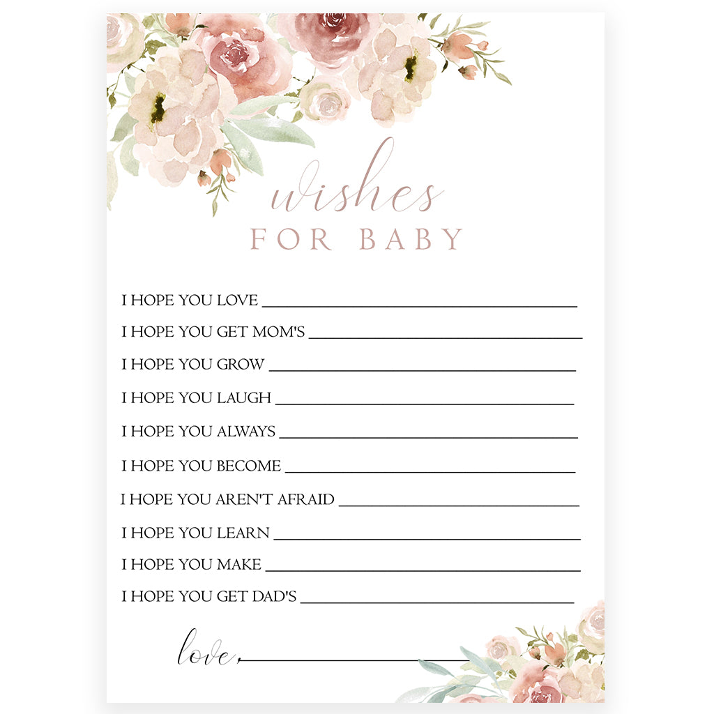 Baby Well Wishes and Advice | Forever Your Prints